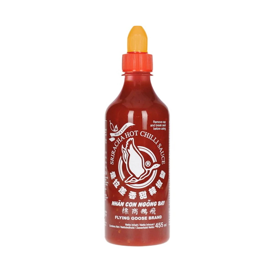 FLYING GOOSE SRIRACHA Szósz - édes chili 455ml - Oceanfood.h